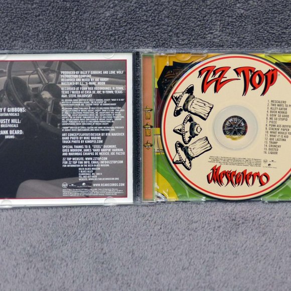ZZ Top | Media | Zz Top Mescalero Audio Cd 203 Rca Bmg Billy Dusty ...